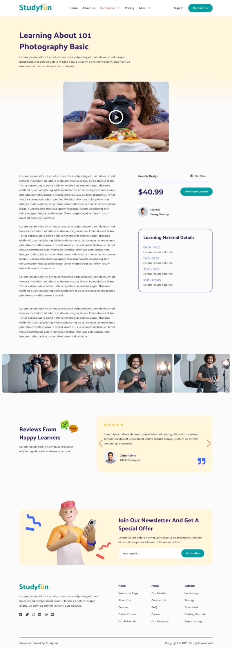 Studyfun - Course Elementor Template Kit by nathatype | ThemeForest